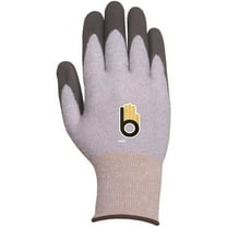 LFS Extra Large Gray and Black Thermal Knit Gloves with Rubber Pal ...