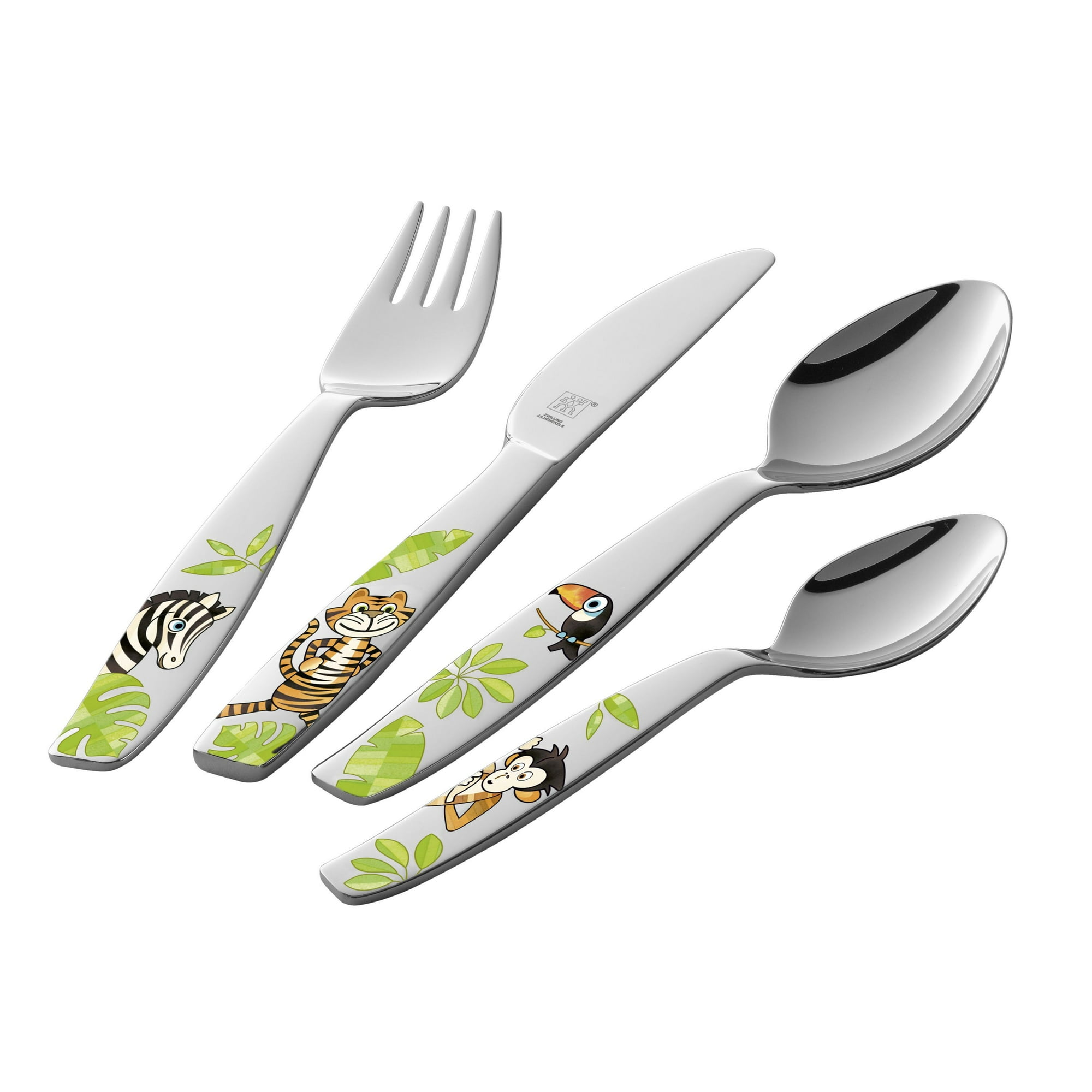 Click here for Zwilling Jungle 4 Piece  Childrens Flatware Set  S... prices