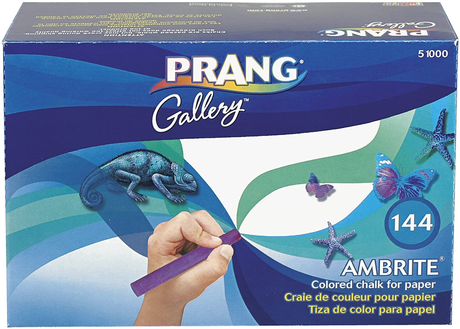 Prang Ambrite Colored Chalk for Paper, Tapered, 3.188 x 0.438 Inches ...