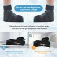 NEWGO Ankle Foot Ice Pack Wrap for Cold and Hot Therapy for Plantar ...