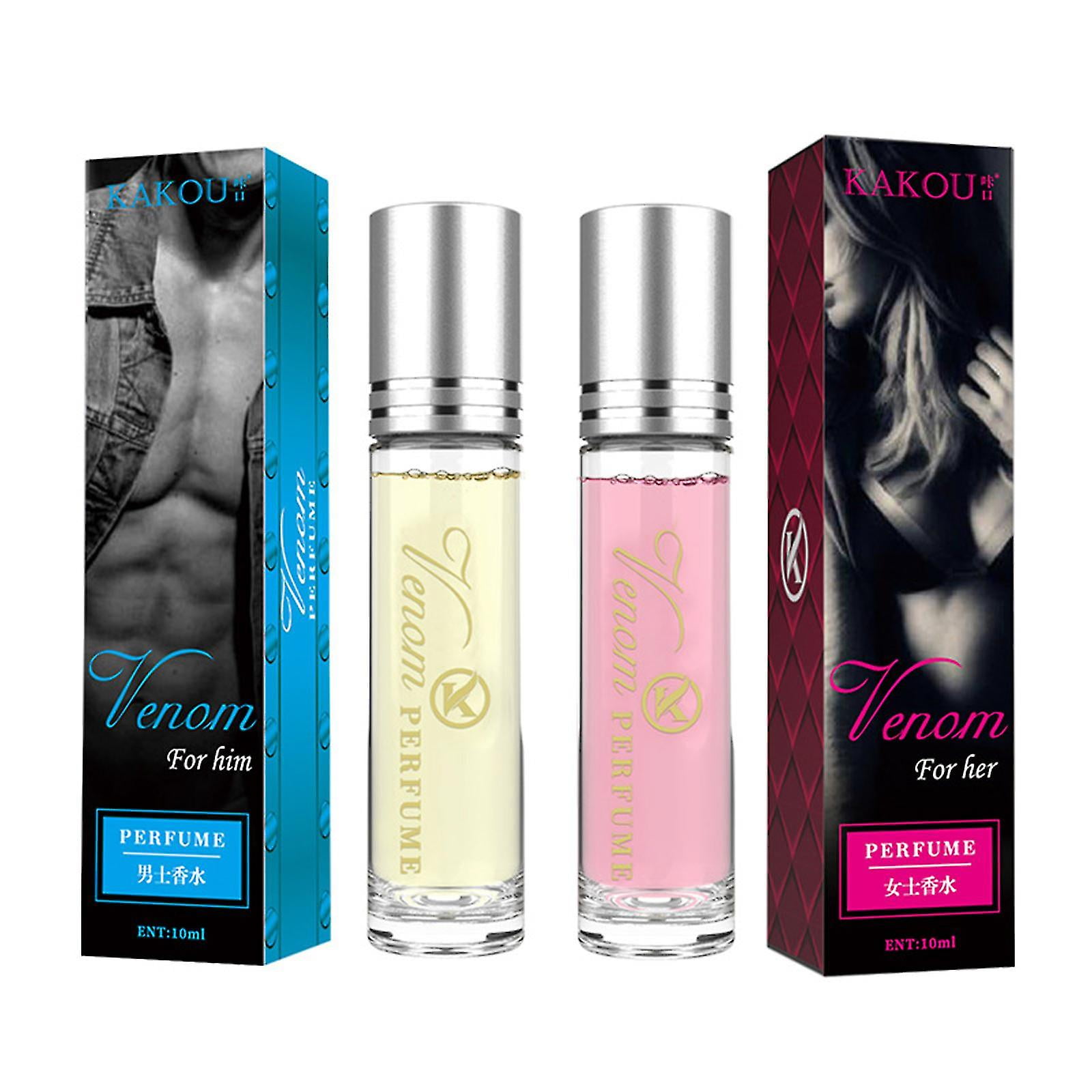 Perfume de feromonas para hombres y mujeres, perfume de aceite esencial con infusión de ...