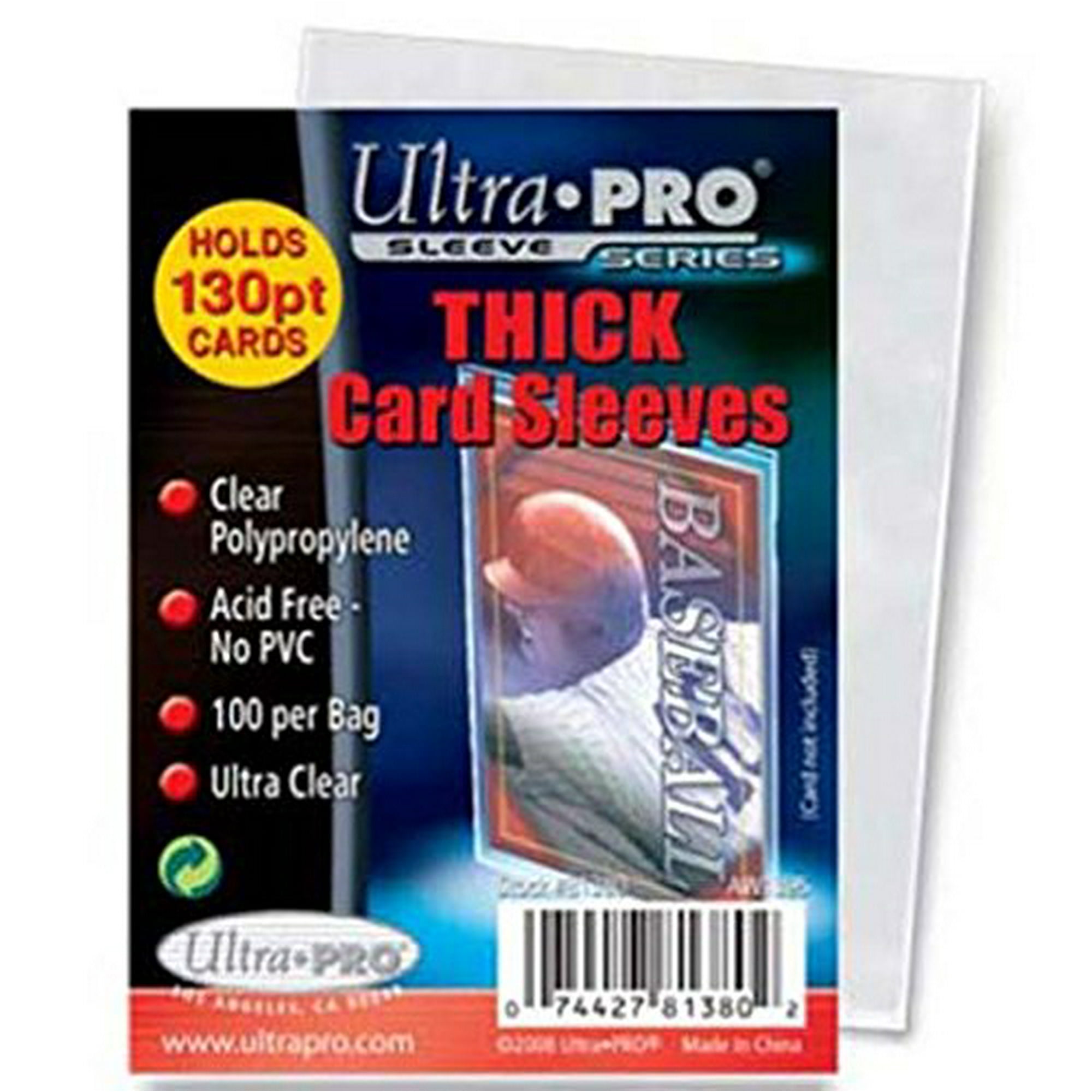 Click here for 130pt Soft Sleeves 5 Ultra Pro Thick Card Sleeve P... prices