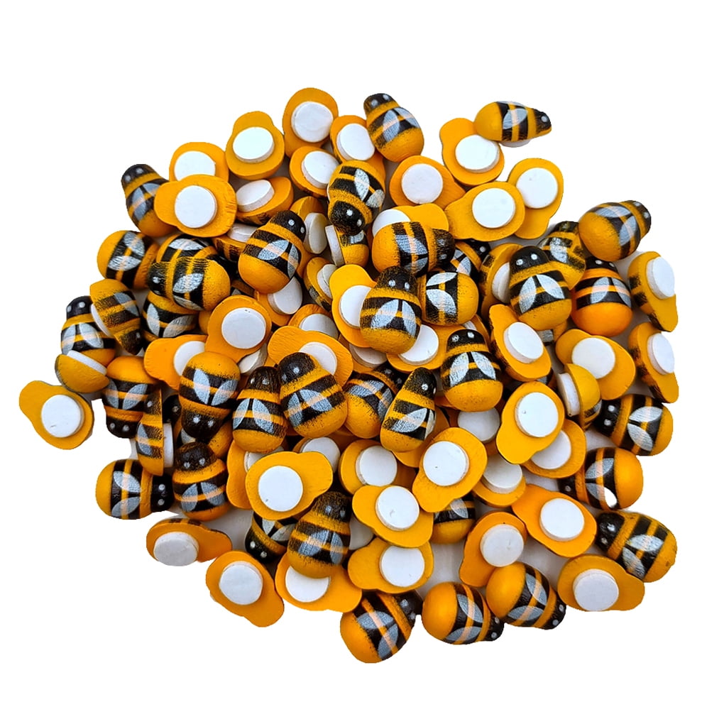 Thinsont 100 Pcs Wooden Button Sewing Supplies Removable Fastener DIY ...