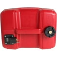 3 Gallon Portable Boat Fuel Tank with Line Connector, 12L Red Marine ...