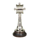 DecMode 3" x 7" Silver Metal Ship Telegraph, 1-Piece - Walmart.com