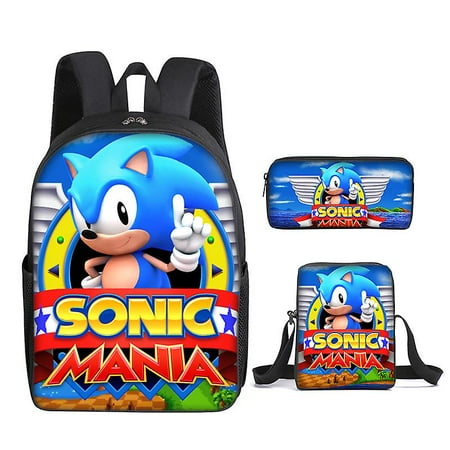 Sonic School Bag Sonic Three-piece Combination Set Primary School ...
