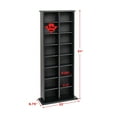 Prepac Double Media Tower - Versatile CD Storage Furniture With ...