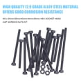 200pcs Socket Head Caps Screws 304 Stainless Steels Hexagons Head ...