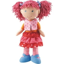 HABA Mali 12" Soft Doll with Blonde Hair, Blue Eyes and Embroidered ...