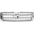 Grille Assembly Chrome For 2007-2010 Chevrolet Silverado 2500HD 3500HD ...