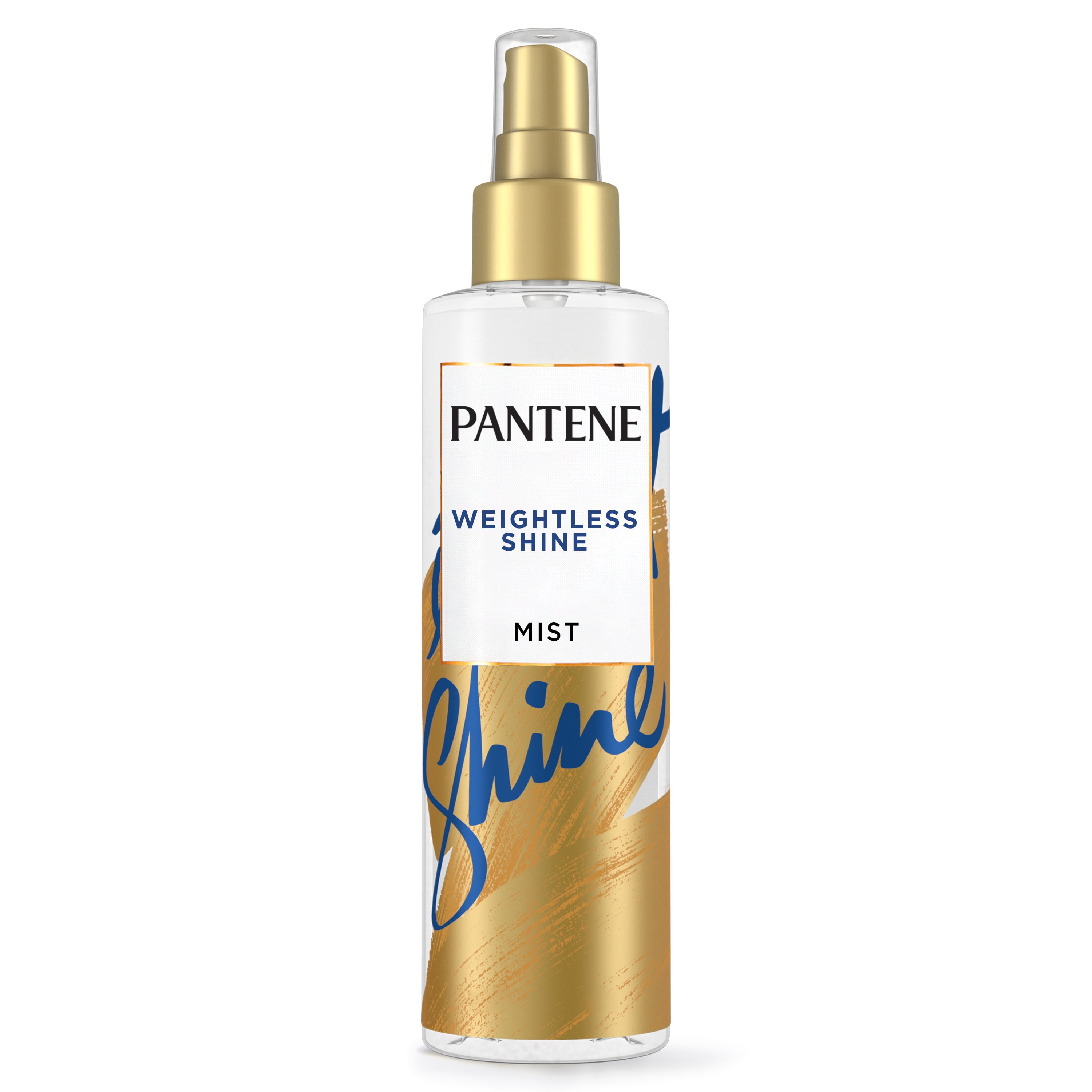 Pantene Hair Shine Spray, Weightless, Safe for Color Treated Hair, Pro ...