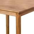 Belfast Counter Tall Square Dining Kitchen High Top Table, Oak ...