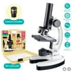 AmScope Science STEM Toy: 120X-1200X Kids Beginner Compound Microscope ...