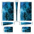 Waves, Abstract, Blue PS5/PS5 Slim Digital Disc Skin Sticker For ...