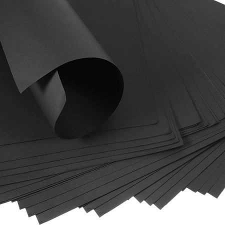 45 Pieces Black Kraft Paper Sheet Wrapping Paper 11 x 8.5 Inch ...