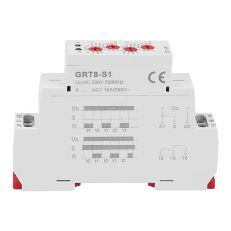 Repeat Cycle Timer Relay, Small 35Mm Din Rail Cycle Timer Relay ...