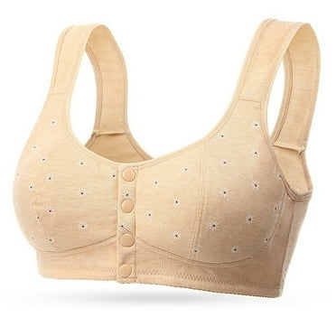 Just My Size Easy-On Front Close Wirefree Bra - 1107 - Walmart.com