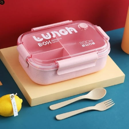 Omni Stylish Wheat large capacity lunch box microwave heating lunch box ...