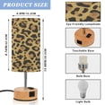 BZSMCE Yellow Background Leopard Print Pattern Printed 3 Color Touch ...