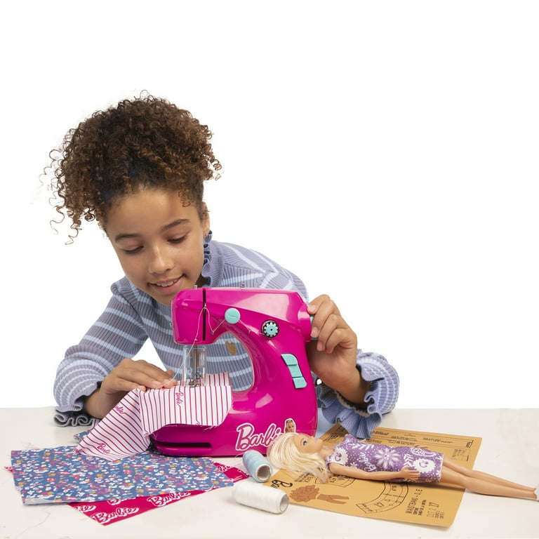Girl At Sewing Machine