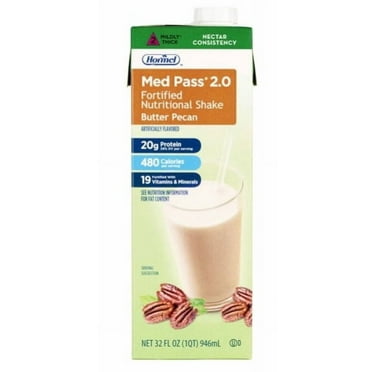 Med Pass 2.0 Vanilla Energy Drink, Oral Supplement, 32 oz Carton, 12 Ct ...