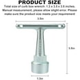 Water Meter Wrench for Pentagon Socket, Curb Stop Wrench, Water Valve ...