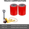 Pallet Jack Truck 7"x2" Steer Wheel 3" x 3.75" Load Wheel 20mm ID ...