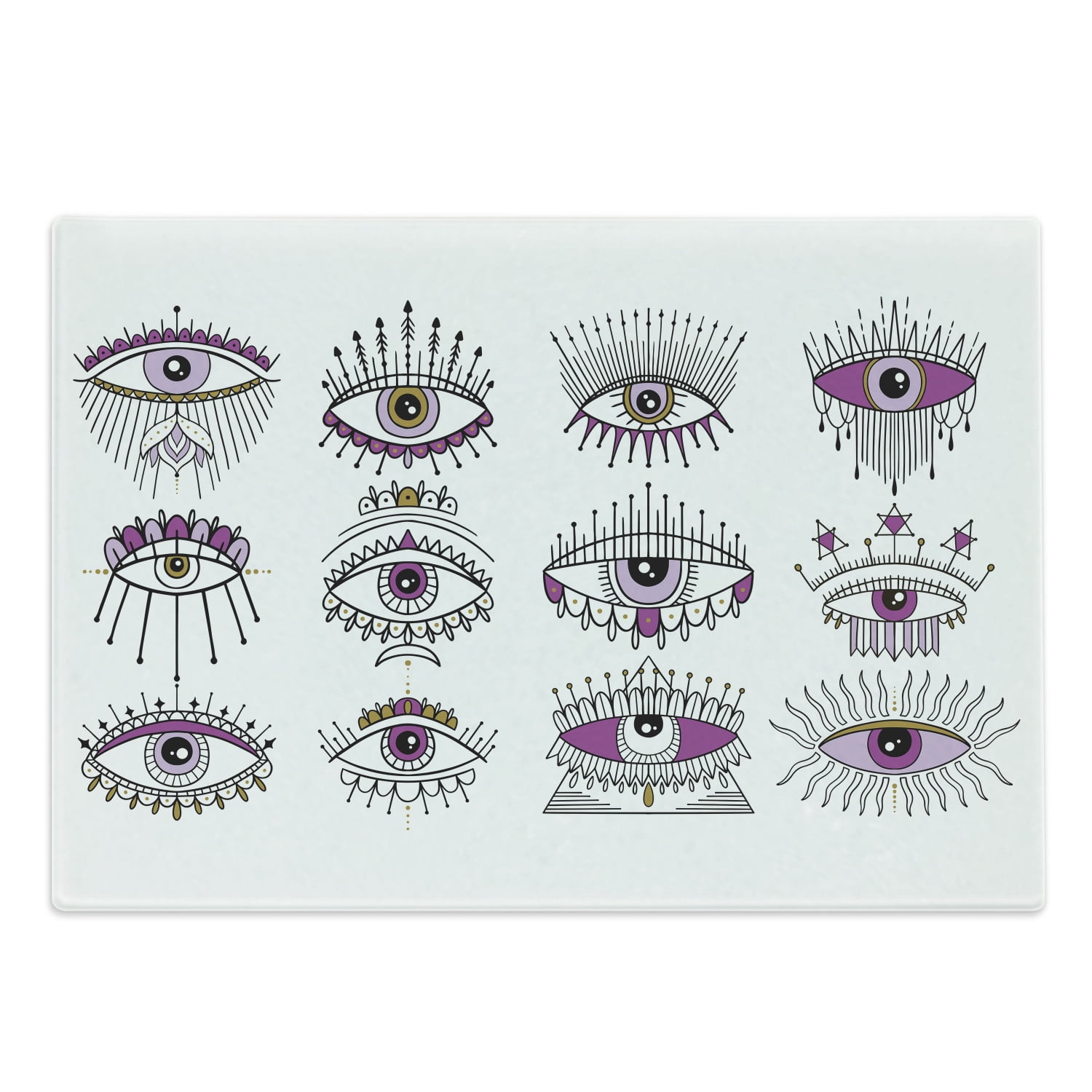 Alchemy Cutting Board, Evil Seeing Eye in Various Designs, Decorative ...
