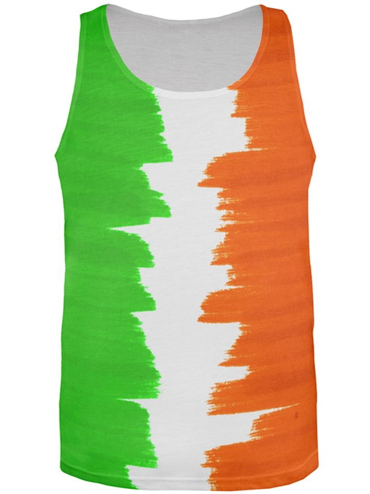 St Patrick's Day Color Me Irish All Over Mens Tank Top Multi X-LG ...