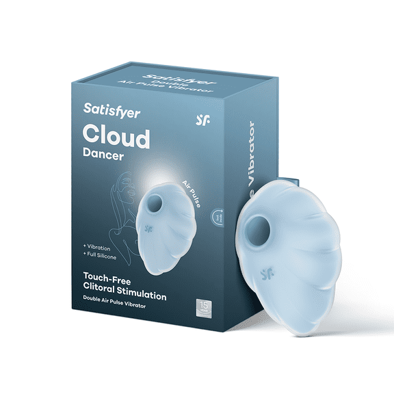 Satisfyer Cloud Dancer | Air Pulse Technology | 11 Pressure Wave & 12 ...