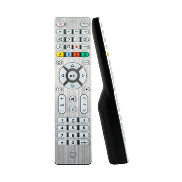 GE 4-Device Backlit Universal Remote Control, Color Select Backlight ...