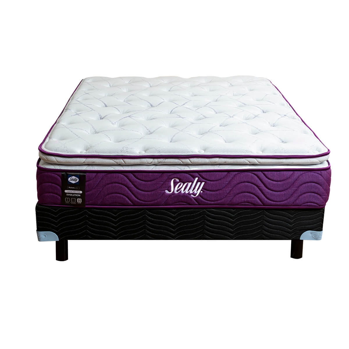 Colchon Individual Sealy New Manchester + Box | Bodega Aurrera en línea