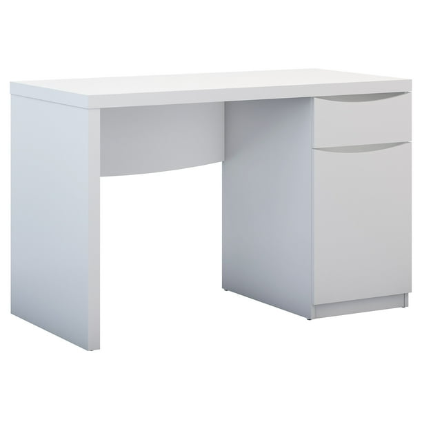 Bush Furniture Montrese Computer Desk in Pure White - Walmart.com
