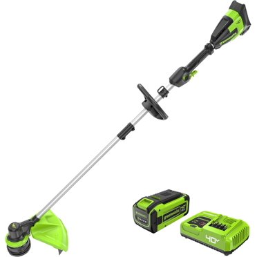 PRORUN 60V 16-in. Brushless Cordless String Trimmer with 2.5 Ah Battery ...