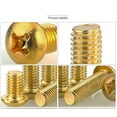 (1pcs) Brass Round Head Socket Head Cap Screw Fastener, M8x30mm ...