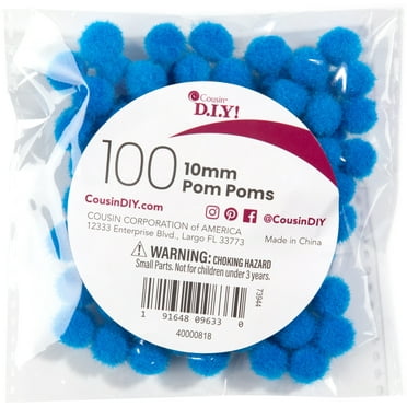 Assorted Pom-Poms, 100 Per Pack, 12 Packs - Walmart.com