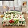 [Angel's Bazaar] [60x50inch] Christmas Blanket with Santa Hand Design ...