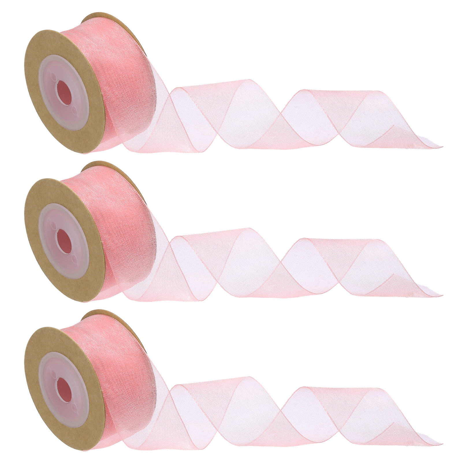 Click here for Uxcell 3 Pcs Roll Sheer Organza Ribbon Organza Rib... prices