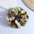 2026 New Vintage Print Large Fabric Scrunchie for Women, Hair Tie ...