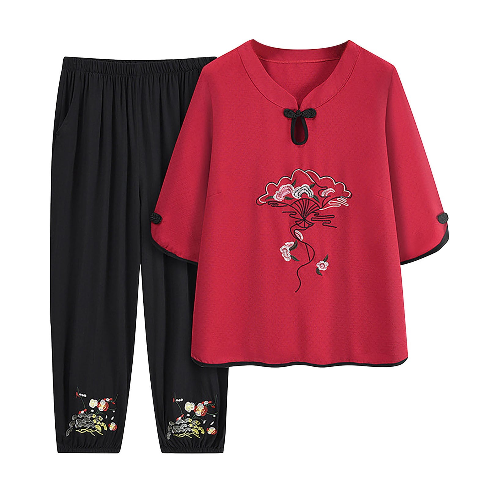 Click here for Yuyuzo Plus Size Pajama Sets For Women Half Sleeve... prices