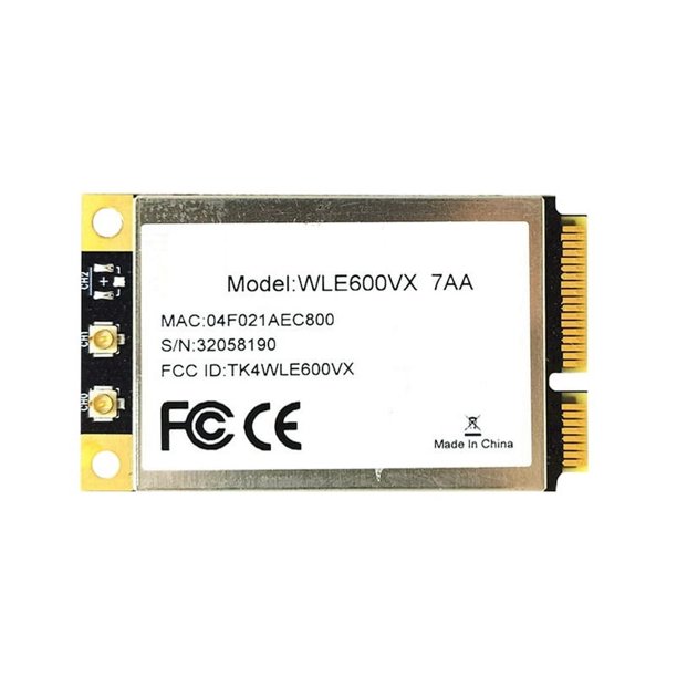Tarjeta mini PCI Express WLE600VX de doble banda de 2,4 GHz y 5 GHz ...