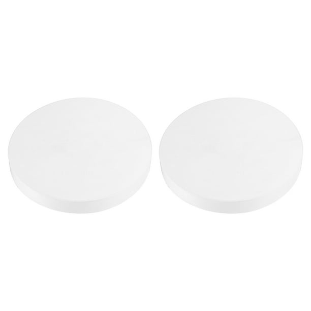 Uxcell 6.5" PVC Pipe End Cap Fitting, 2 Pack Furniture Grade Plug ...