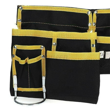 Double Tool Belt Heavy Duty Joiners Carpenter Builders Nails Pouch ...