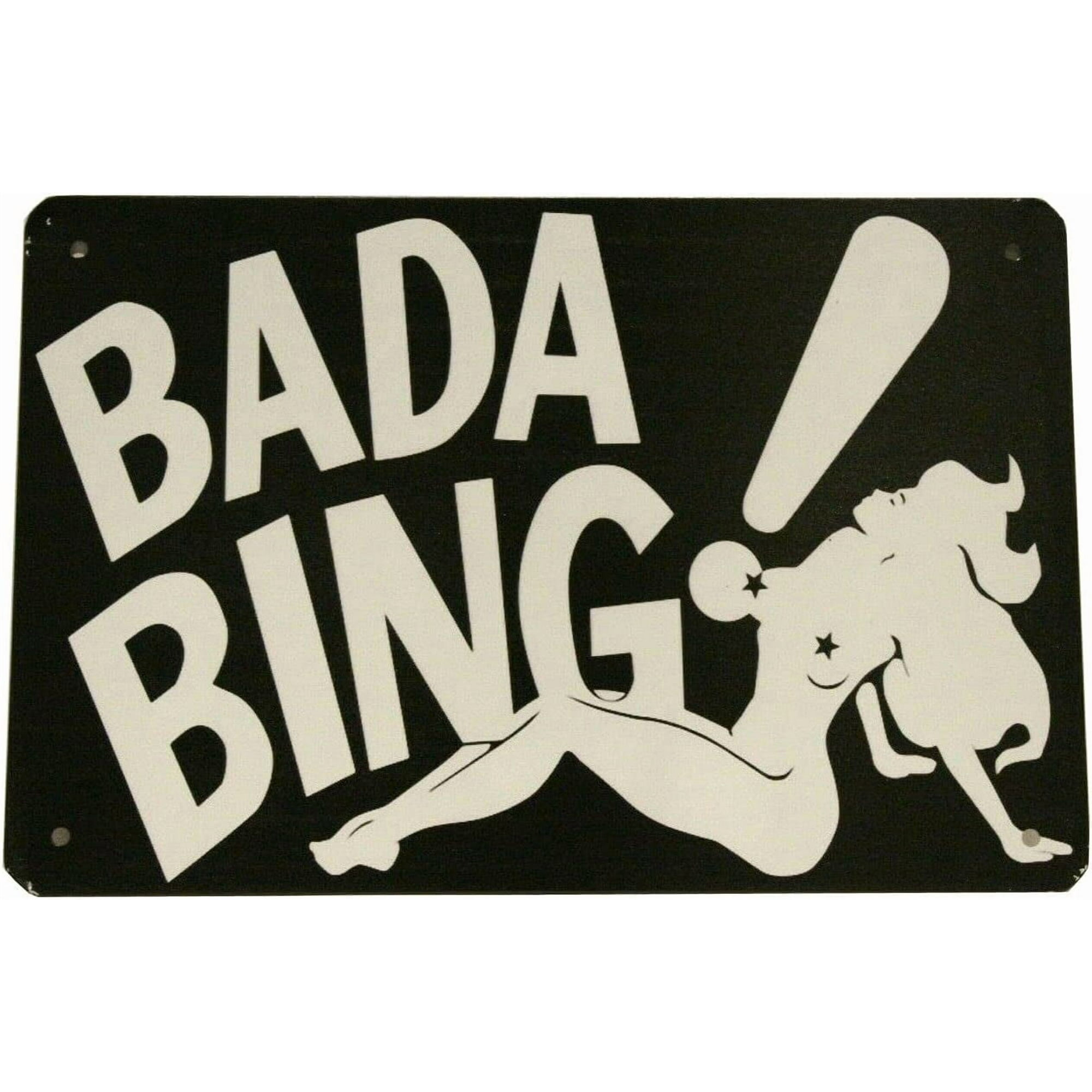 Click here for Aocisuki Metal Tin Signs Sopranos Bada Bing Tin Wa... prices