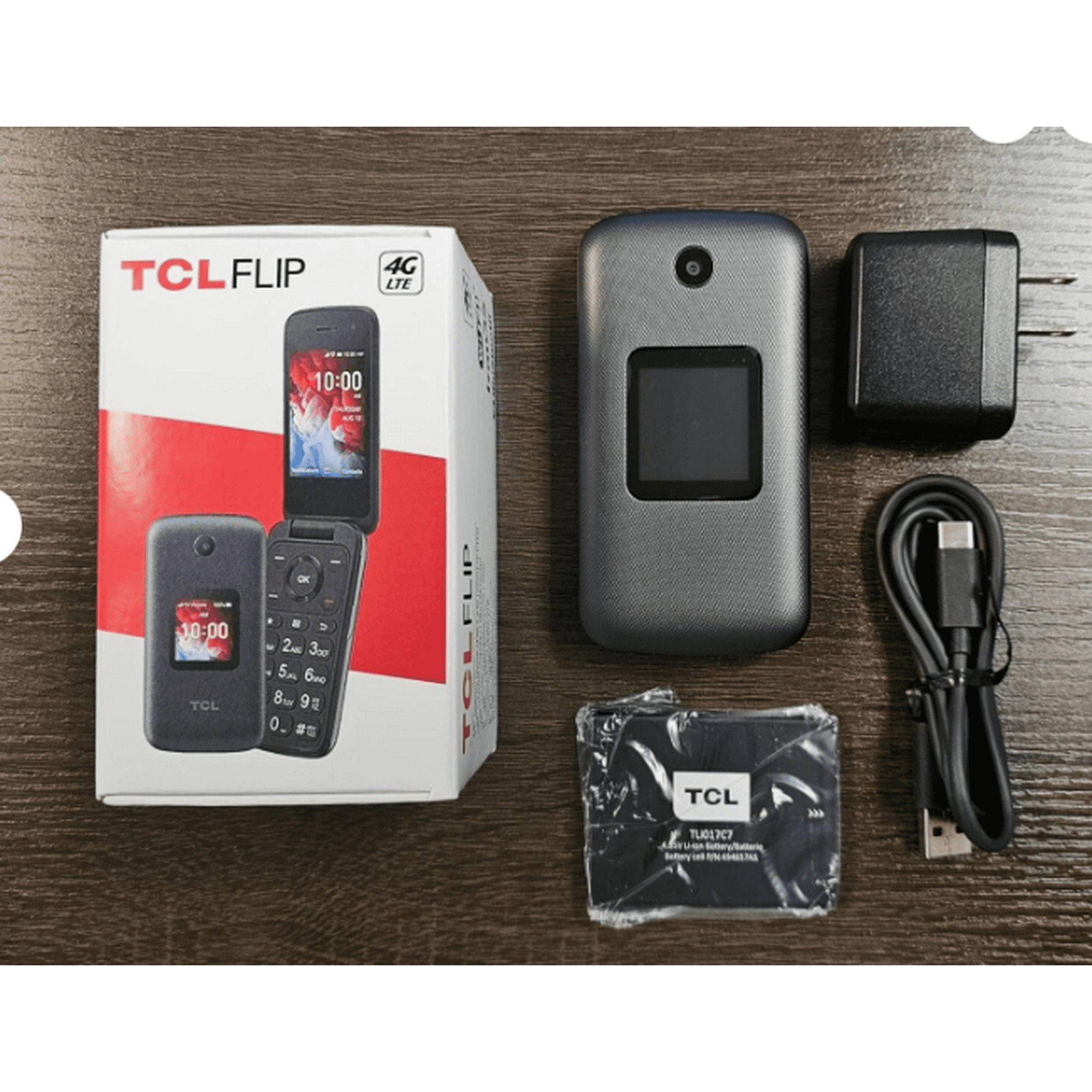 Click here for Tcl Go Flip 4 - 4056l 4gb Flip Phone Gsm 4g Lte Gr... prices