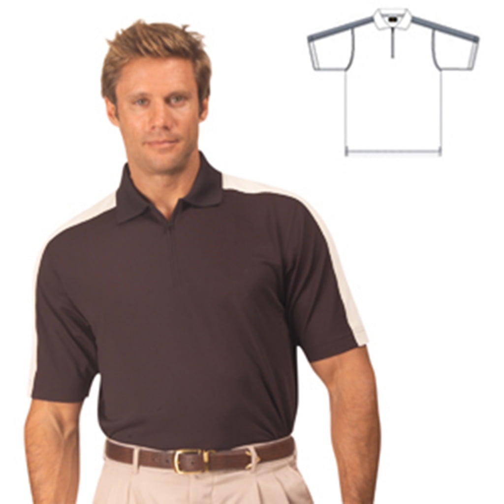 Monterey Club Men's Advantage Colorblock Golf Polo Shirt #1042 ...