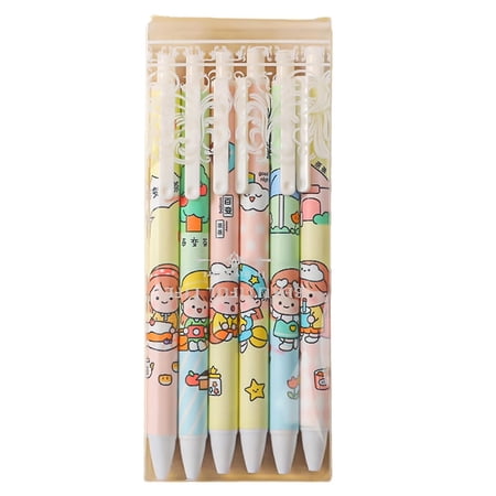 Cartoon Gel Ink Pens Set Cute Writing Pens Pens Stationery Office ...