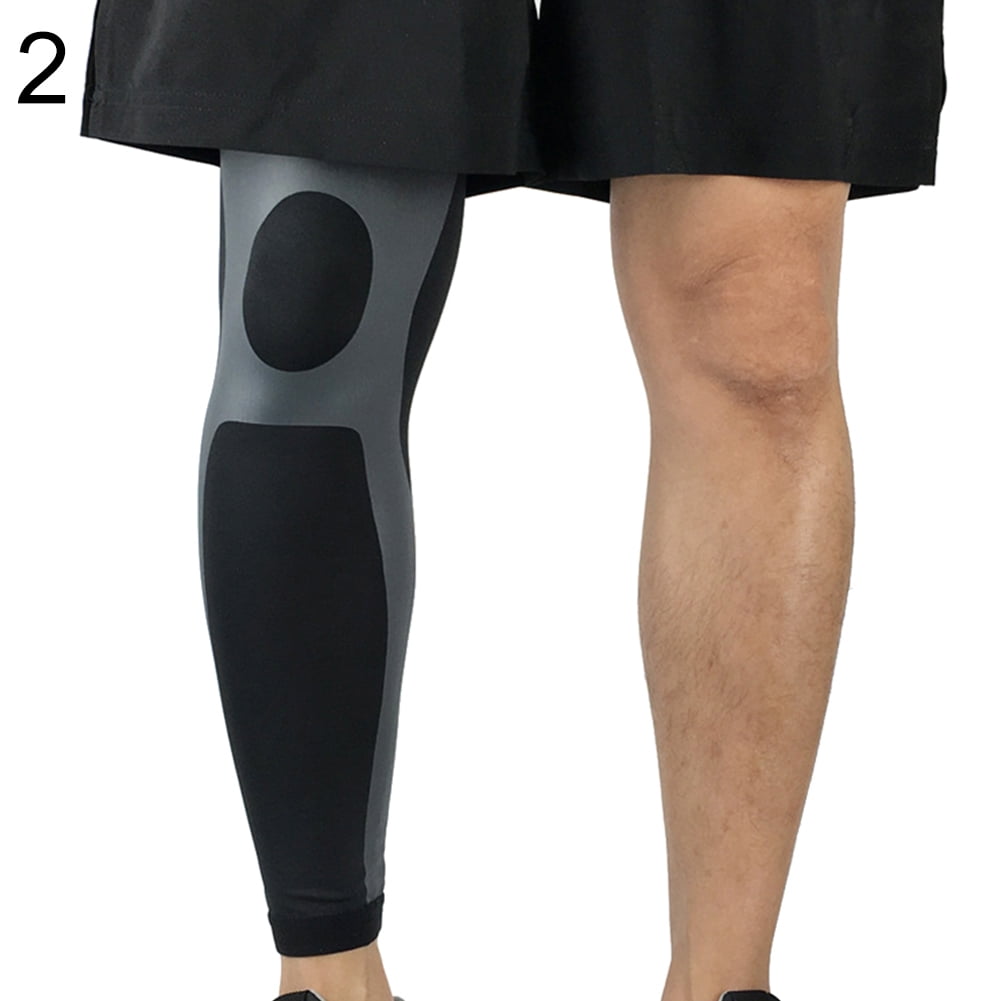 Leg Sport Sleeve, 1 Pc Super Elastic Unisex Sport Basketball Anti-slip ...