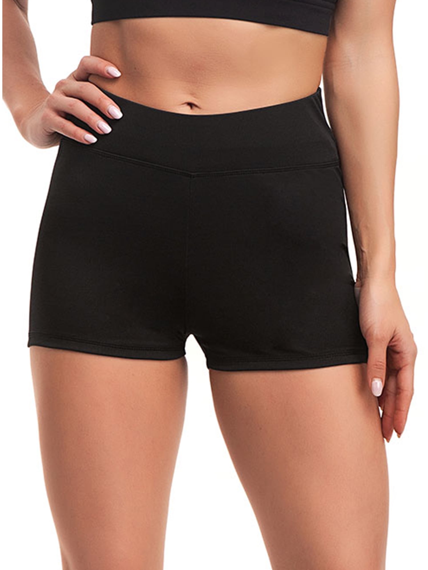 Lelinta Stretch Sexy Booty Yoga Shorts For Women High Waist Tummy