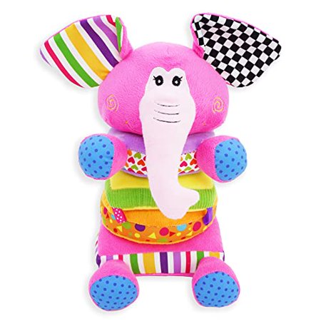 June Garden 11\ Soft Stacking Rings Toy - Educational Stuffed Plush ...